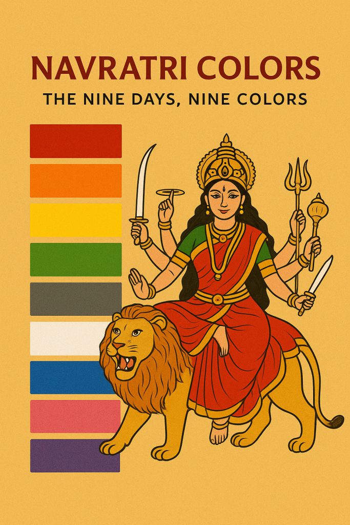 Navratri 2025 Colors: Nine Days, Nine Vibrant Hues of Devotion